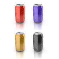 China 150ml 250ml 330ml Aluminum Beverage Packaging Cans UV Printing for sale