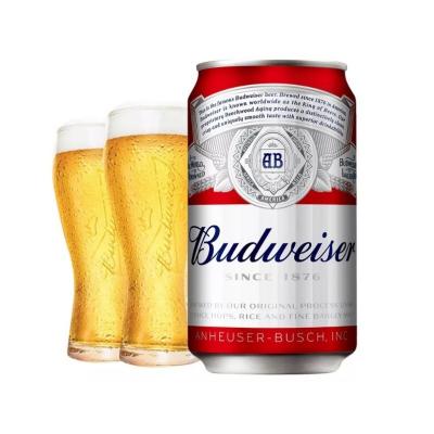 China Beverage Budweis Round 330ml Aluminum Cans For Beer BPA Free for sale