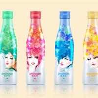 China KTV Cocktail 700ml Beverage Glass Bottle 24oz Wine Packaging for sale