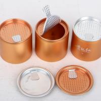 China Sliver Golden 50ml Round Aluminum Food Cans Candy Packaging for sale