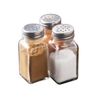 China Sealed Storage Food Glass Packaging Condiment Bottle 4*4*9cm for sale