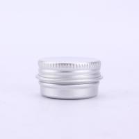 China 5ml Aluminum Food Cans 3g Silver Screw Thread Sealing Empty Tea Cans for sale