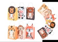 China Biodegradable Custom Cardboard Bags Animal Paper Bag 16*8*20cm for sale