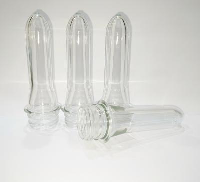 China Customized PET Preform 28mm 32mm 38mm 46mm For Water Bottles Food Containers for sale