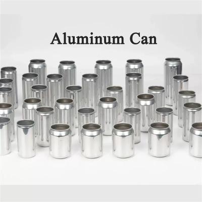 China Silver Aluminum Can，Beer Cans are fashionable and Durable for Packaging Needs for sale