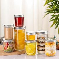 China Customizable Food Glass Packaging 500ml/Customize Capacity for Nuts with Custom Branding for sale