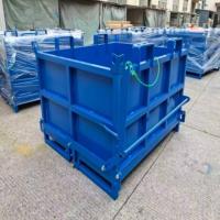 China Heavy Duty Stackable Steel Storage Bin Industrial Transit Box for Workshop for sale
