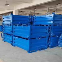 China Collapsible Iron Pallet Cage Space-Saving Heavy Duty Storage Bin for Factory for sale