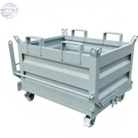 China Collapsible Iron Pallet Cage Space-Saving Heavy Duty Storage Bin for Factory for sale