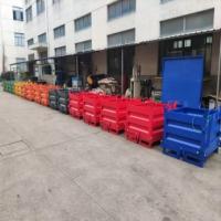 China Collapsible Iron Pallet Cage Space-Saving Heavy Duty Storage Bin for Factory for sale