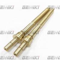 China Round Cnc Aluminum Milling Parts Brass H59 H62 Quick Coupling Connector for sale