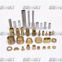 China Round Cnc Aluminum Milling Parts Brass H59 H62 Quick Coupling Connector for sale