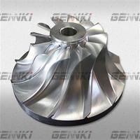China GD Impeller Gas Turbine Wheel 5 Axis Locomotive Cnc Machining Aviation Parts for sale