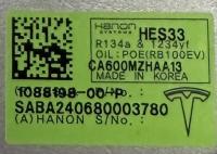 China Broad Compatibility​ Hanon Electric Compressor CA600MZHAA13JP FA TESLA Model 3 2016- 1088198-00-L Eco-Friendly​ for sale