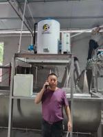 China 1 2 3 5 10 Ton Easy Control Air Cooling Ice Flake Machine For Fish High Reliable for sale