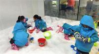 China Yixing ICS Snow Falling Machine Indoor Snow Ice Maker Landscape Snow Ice Machine for sale