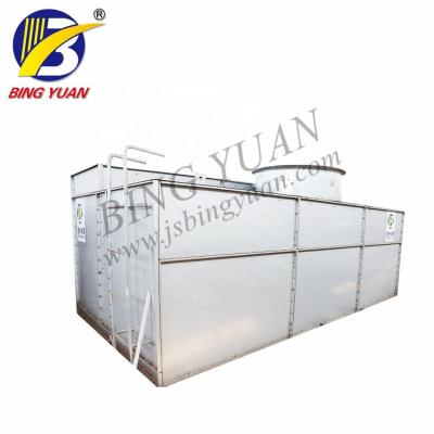 China R22A Evaporative Condensed Chiller , Stainless Steel Cooling Tower for sale