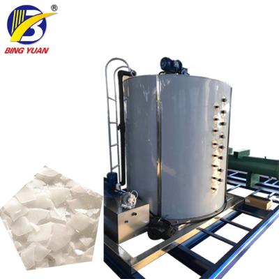 China Air Cooling 220V 1 Ton Flake Ice Maker Machine , Automatic Ice Making Machine for sale