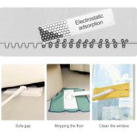 China Automatic Clamping Mop Snap Grip Hands-Free Disposable Wipe Flat Mops for sale