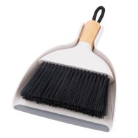 China Mini Brush Dustpan Set with Bamboo Handle for Eco-Friendly Indoor Cleaning for sale