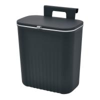 China 9L Wall Mounted Kitchen Waste Bin Household Hanging Trash Can with Lid for sale