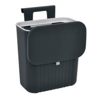 China 9L Wall Mounted Kitchen Waste Bin Household Hanging Trash Can with Lid for sale
