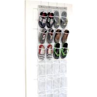 China 24 Clear Pockets Over the Door Hanging Organizer for Shoes Socks Pantry for sale