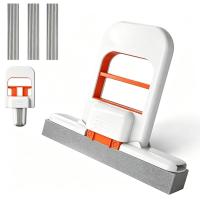 China Self-Squeeze Mini Foldable Desktop Mop Wet Dry Use Cleaning System for sale