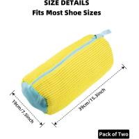 China Reusable Shoe Washing Bag with Self-locking Zipper for Machine Laundry for sale