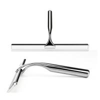China Stainless Steel Rubber Shower Car Washing Cleaner Window Squeegee for sale
