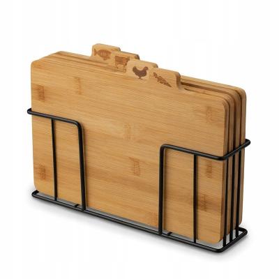 China Sturdy Iron Frame Cutting Board Food Safe Certified Multi-Functional Chopping Board for sale