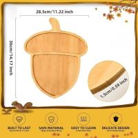 China Eco-Friendly 36 X 28.5cm Food Safe Cheese Board With Divided Sections Serving Platter for sale