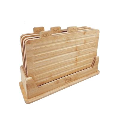 China Eco-Friendly Bamboo Cheese Board Multi Functional Kitchen Serving Board Compact 36x12x24cm for sale