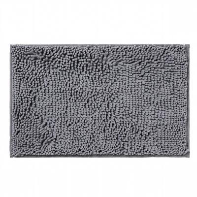China 60x40 cm Non Slip Quick-Dry Bathroom Rug Chenille Bath Mat for sale