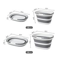 China 16L 18L Collapsible Water Bucket with Handle Portable Foldable Plastic Bucket for sale