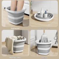 China 5L 10L Collapsible Bucket with Handle for Multi-Purpose Use for sale
