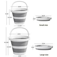China 5L 10L Collapsible Bucket with Handle for Multi-Purpose Use for sale