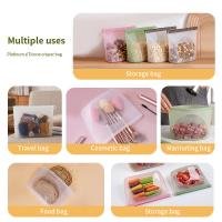 China Reusable Silicone Food Storage Bags Dishwasher Oven Microwave Freezer Safe for sale