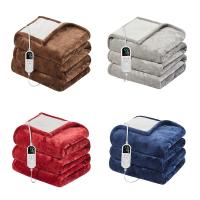 China Customized Heated Electric Throw Blanket Twin Heating Throw Blanket Machine Washable for sale