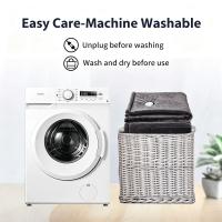 China Customized Wearable Electric Heated Throw Blanket with Foot Pocket and Sleeves for sale