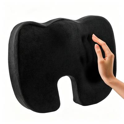 China Premium Memory Foam Office Chair Cushion with Non-slip Bottom and Machine Washable Cover for sale