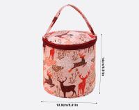 China Compact 13.5 X 14 Cm Portable Sewing Kit Storage Bag With Customizable Design And Durable Fabric for sale