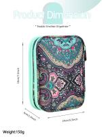 China Double Layer Customizable Knitting Storage Bag Lightweight 150G Yarn Organizer for sale