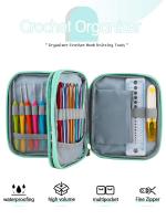 China Double Layer Customizable Knitting Storage Bag Lightweight 150G Yarn Organizer for sale