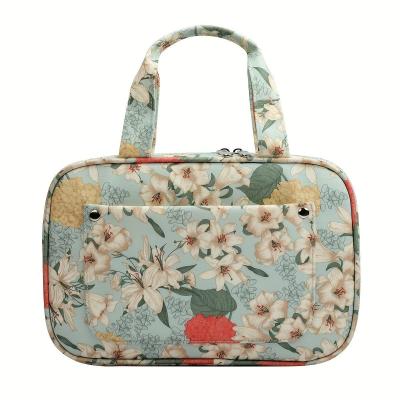 China Double Layer Zipper Knitting Storage Bag 28 X 19 X 5 Cm Customizable Yarn Organizer for sale