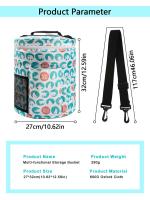 China Customized Design DIY Wool Knitting Storage Bag With Double-Layer Fabric And Lightweight 290G for sale