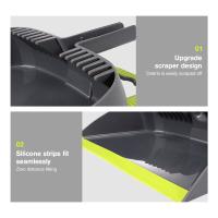 China Step-On Dust Pan and Broom Set with Long Handle for Household Cleaning for sale
