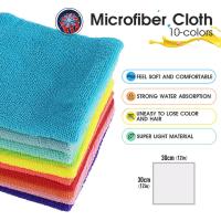 China 10PCS Reusable Eco-Friendly Quick Dry Microfiber Cleaning Cloths for Kitchen and Bathroom for sale