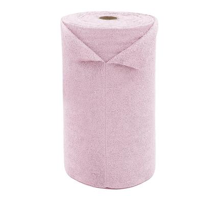 China Pack of 20 Tear Away Microfiber Cleaning Cloth Roll Lint Free Clean Wipes Reusable Kitchen Towels for sale