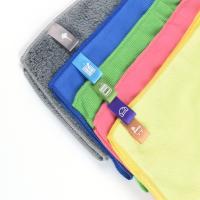 China Pack of 5 Multi-Purpose Reusable Quick Dry Microfiber Cleaning Cloths for sale